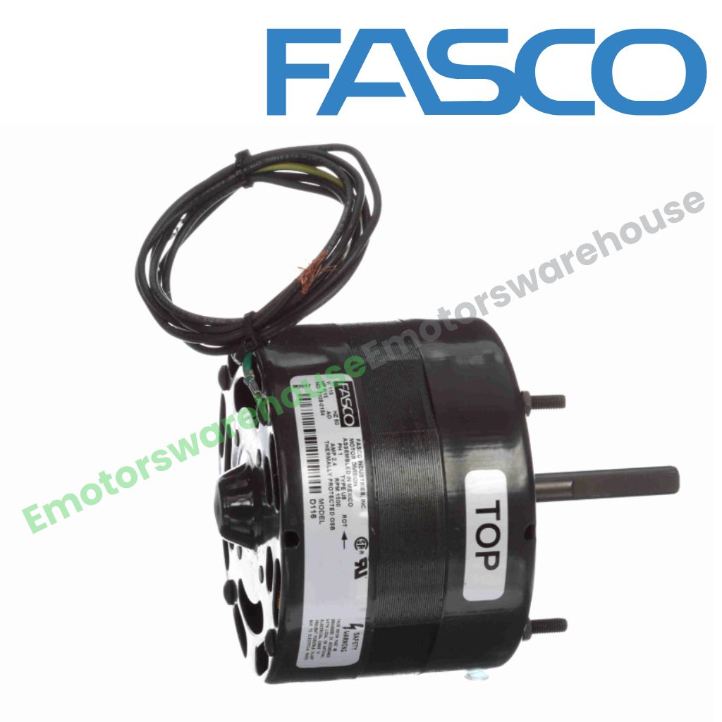 D116 HVAC/R Motors, Fan and Blower Motors